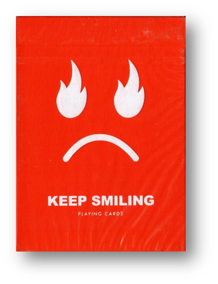 Keep Smiling Red V2 Playing Cards by Bocopo – Spielkartenshop.com
