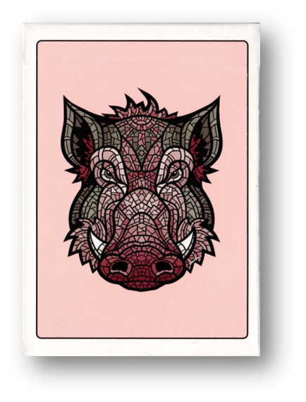 Wild Reserve: Pink Boar Playing Cards – Spielkartenshop.com